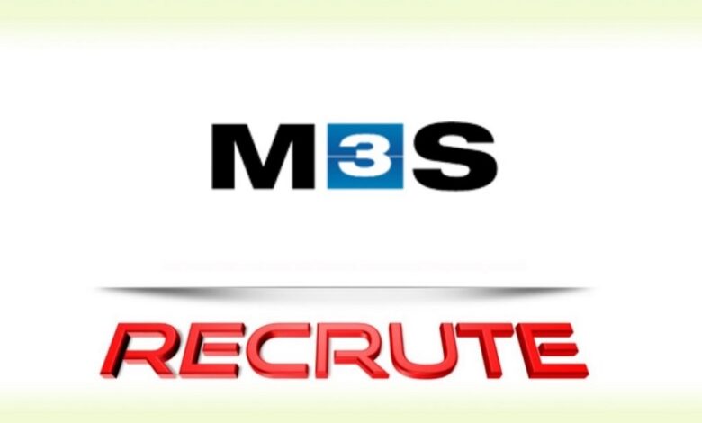شركة M3S تفتح باب الترشح لإنتداب أعوان و اطارات في مختلف الاختصاصات ...